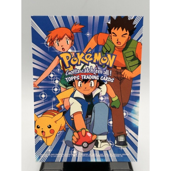 Games | 1999 Topps Pokemon Trading Cards Series 1 Check List Card ...